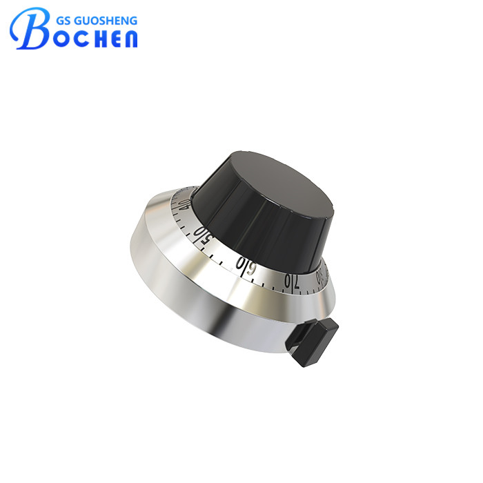 46 mm Aluminium Dreht Zählen Dial Potentiometer Knob für 6,4 mm Welle H ...